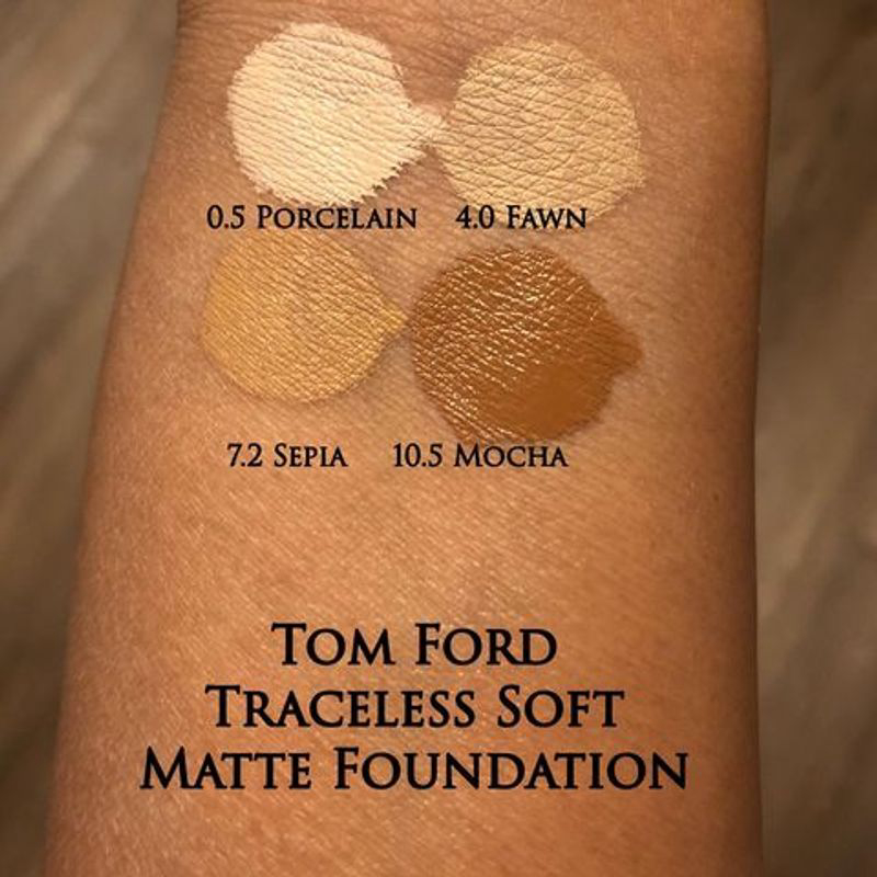 Tom Ford Traceless Soft Matte Foundation Autumn Swatches